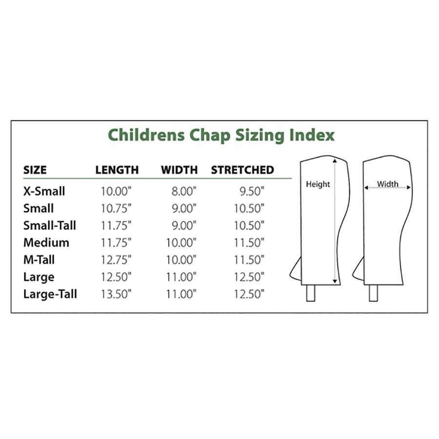 Perri's Childrens Professional Leather Half Chaps (Black) Half Chaps at ...