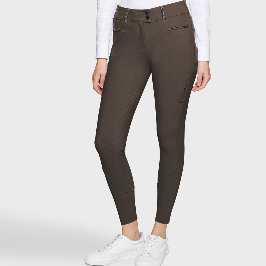 Samshield Apparel Clara Premium Knee Patch Breech (Mocha) Ladies ...