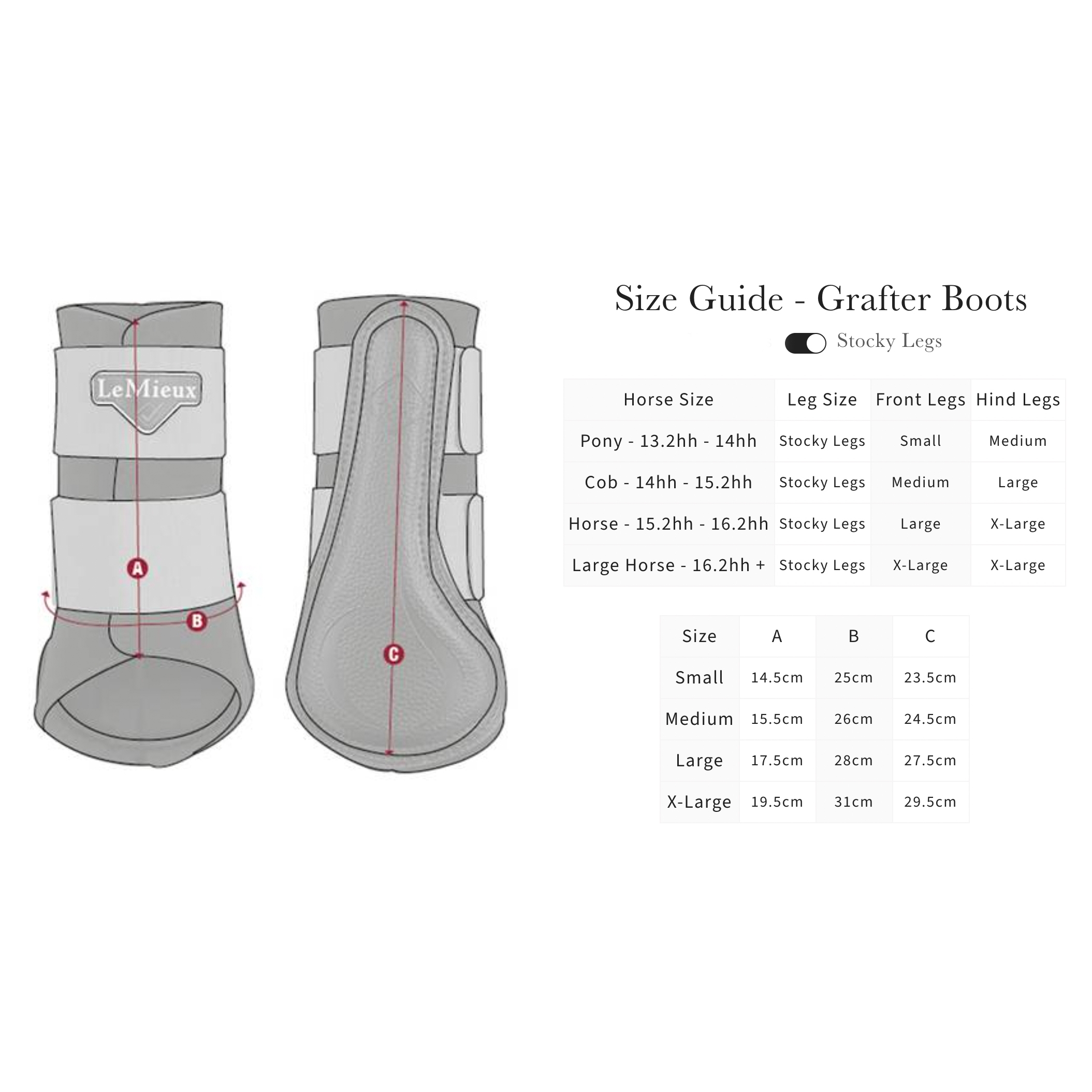 LeMieux Grafter Brushing Boot (Black) Front and Hind Boots Front Boots ...