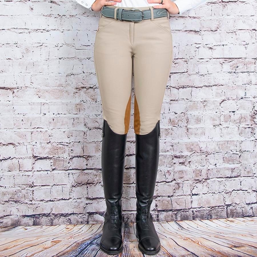 The Tailored Sportsman Ladies Trophy Hunter Front Zip Breech (Tan ...