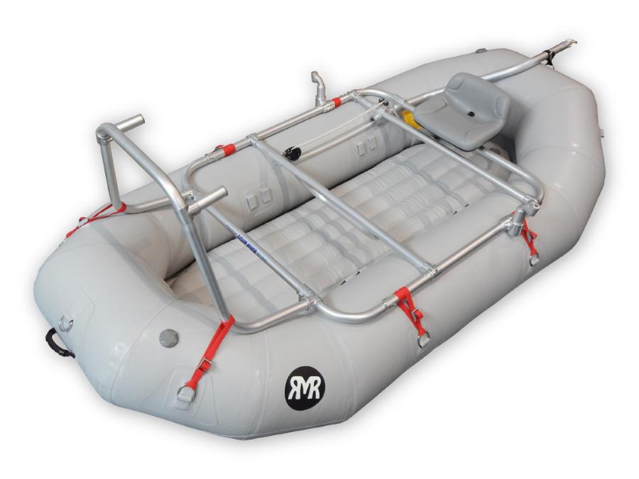 Fishing set-up on whitewater raft | Mountain Buzz