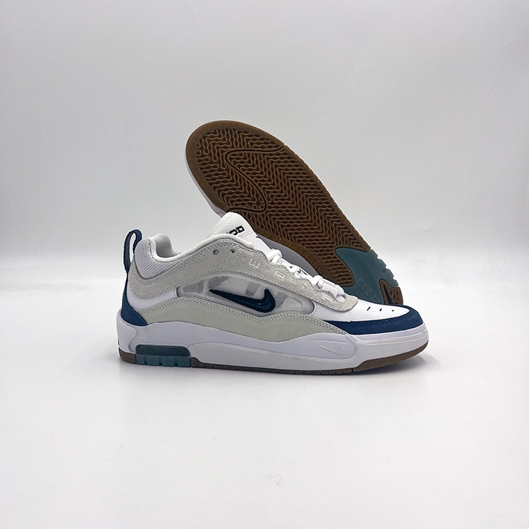Nike SB Air Max Ishod 2 (White/Navy) Shoes Mens at Emage Colorado, LLC