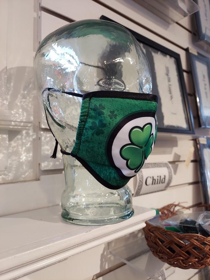 RIN Shamrock Mask Clothing Face Mask at Irish on Grand