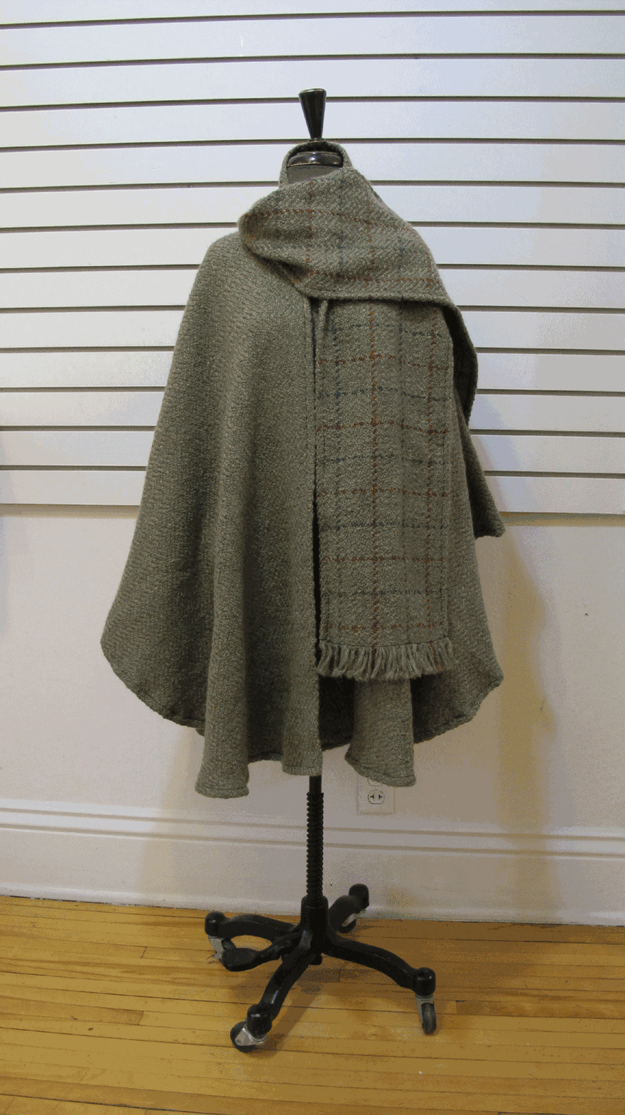 Branigan Weavers Gorse Irish Cape Clothing Capes Shawls at Irish on Grand