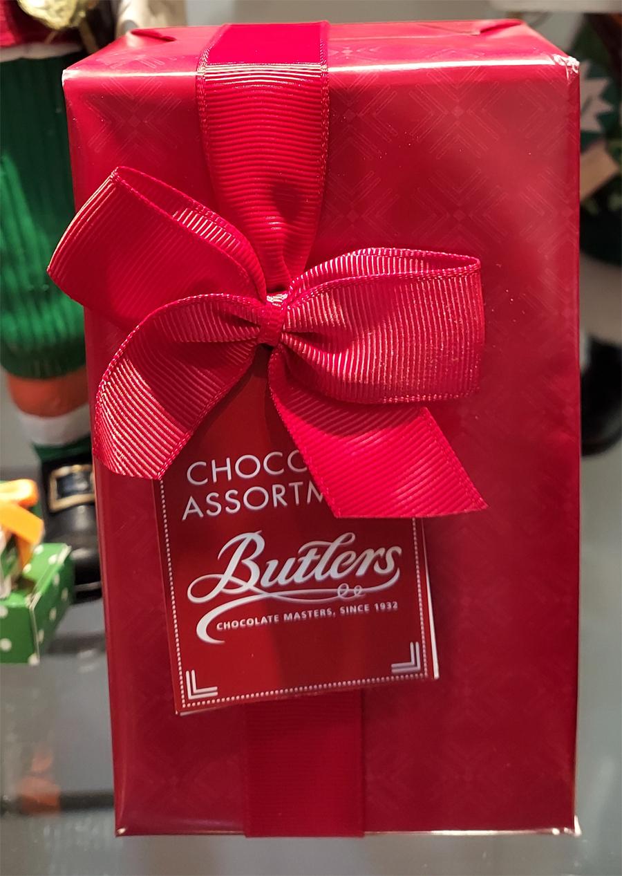Butlers Red Gift Wrap Ballotin at Irish on Grand