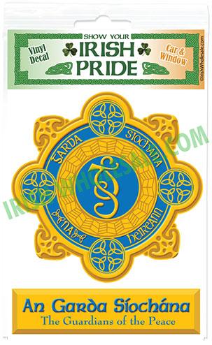 Irish Clothing Garda Síochána Decal Gifts Surprise Me at Irish on Grand