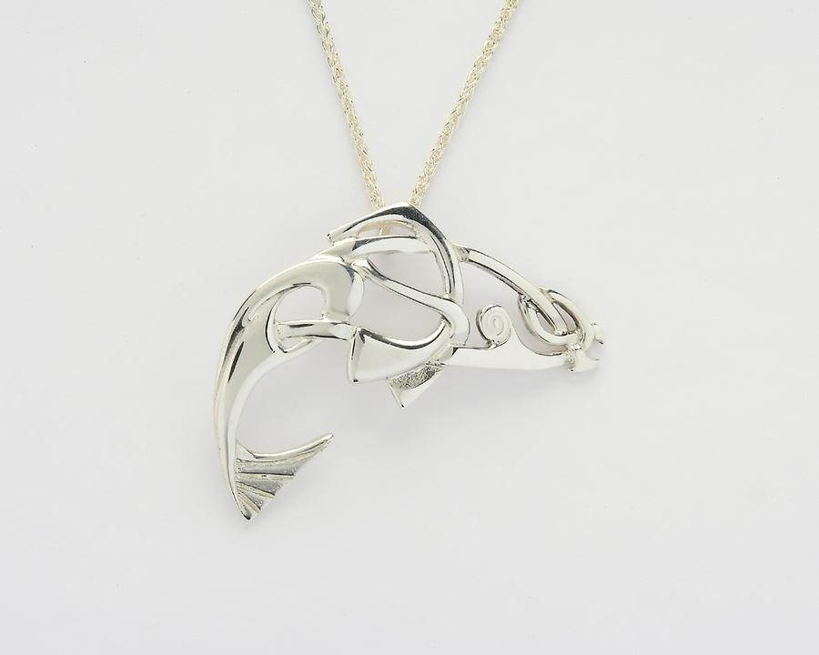 Fado Jewelry Silver Salmon of Knowledge Pendant Jewelry Pendants ...