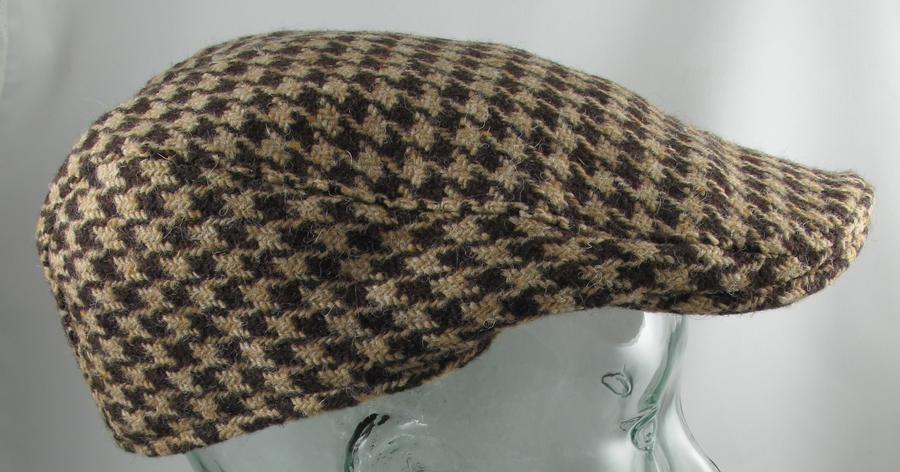Hanna Hats Brown and Tan Check Touring Cap Clothing Caps Hats at Irish ...