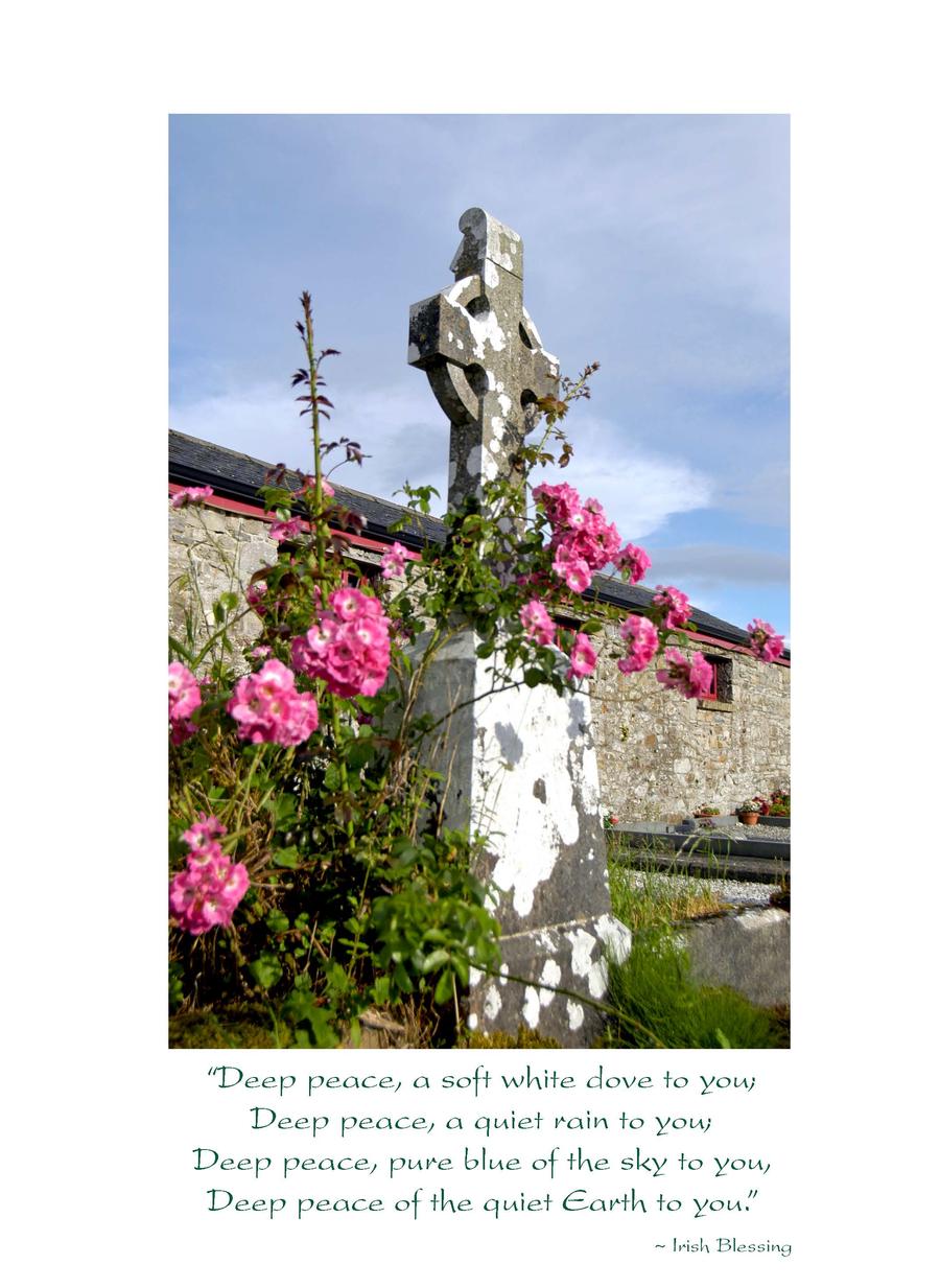 Mundo Images Celtic Cross Sympathy Card at Irish on Grand
