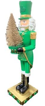 BOE Irish Nutcracker with LED Tree Christmas at Irish on Grand