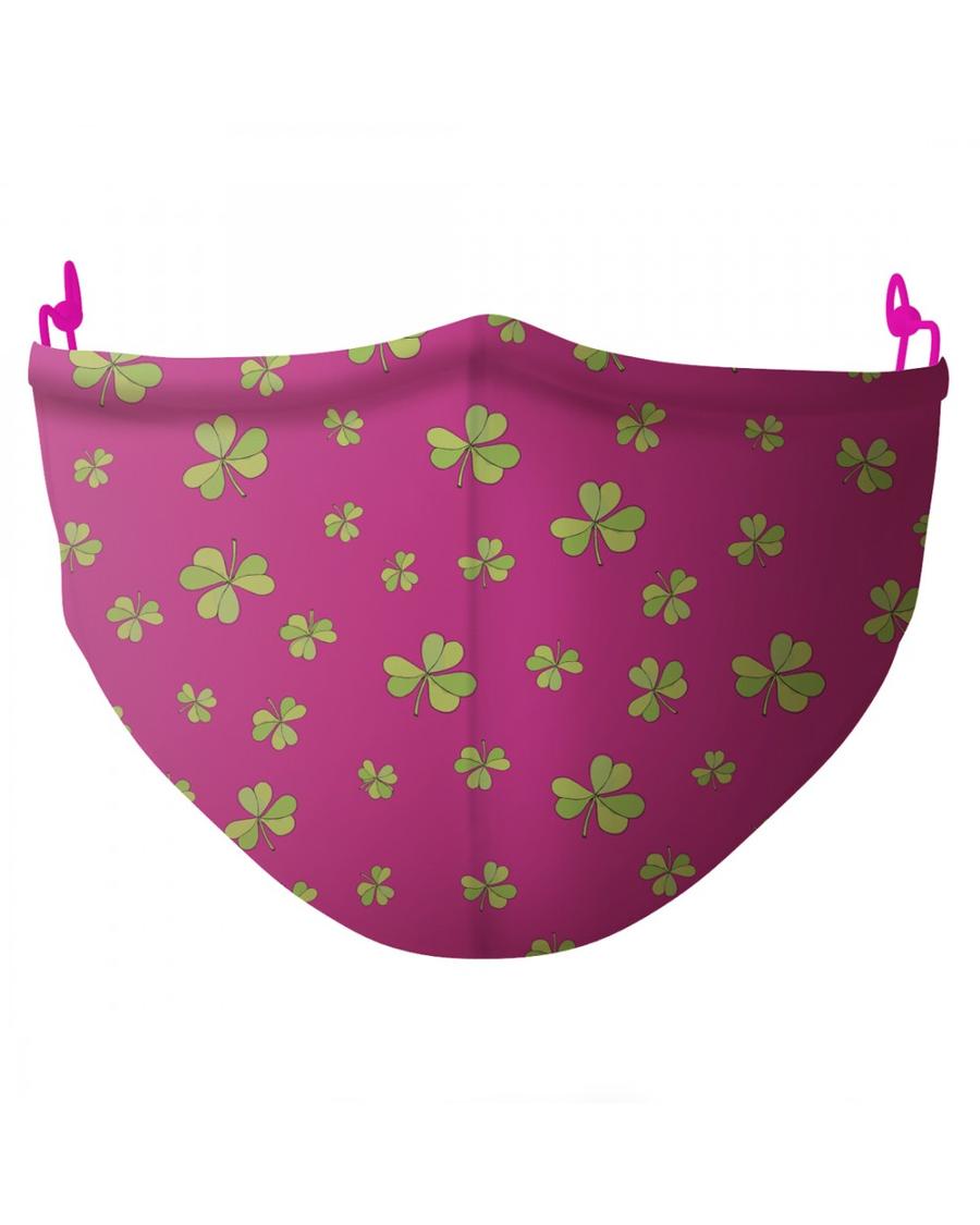 Irish Traditional Craft Irish Celtic Face Mask (Pink Shamrock ) Gifts ...