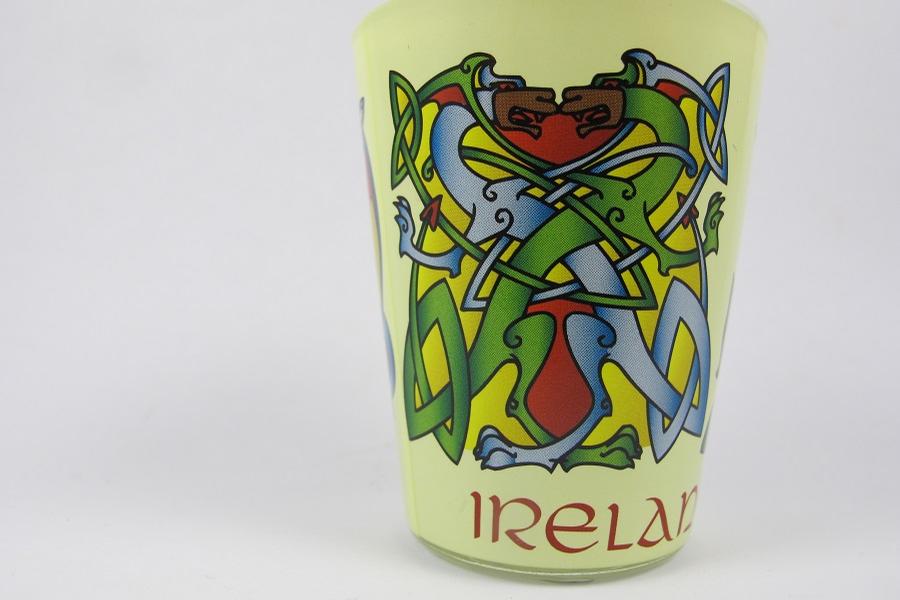 LA Irish Shot Glass (Kells Celtic Design) Glassware at Irish on Grand