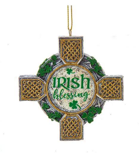 BOE Kurt Adler Irish Blessing Cross Christmas at Irish on Grand