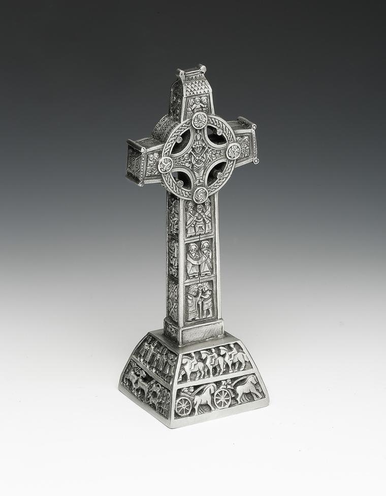 Mullingar Pewter Clonmacnoise Celtic Cross Pewter Replica Religious at ...
