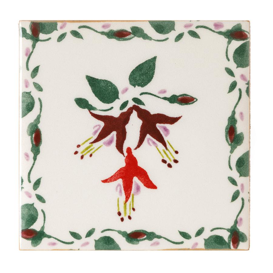 Nicholas Mosse Pottery Tile Trivet Fuchsia For Home Tableware Plates at ...
