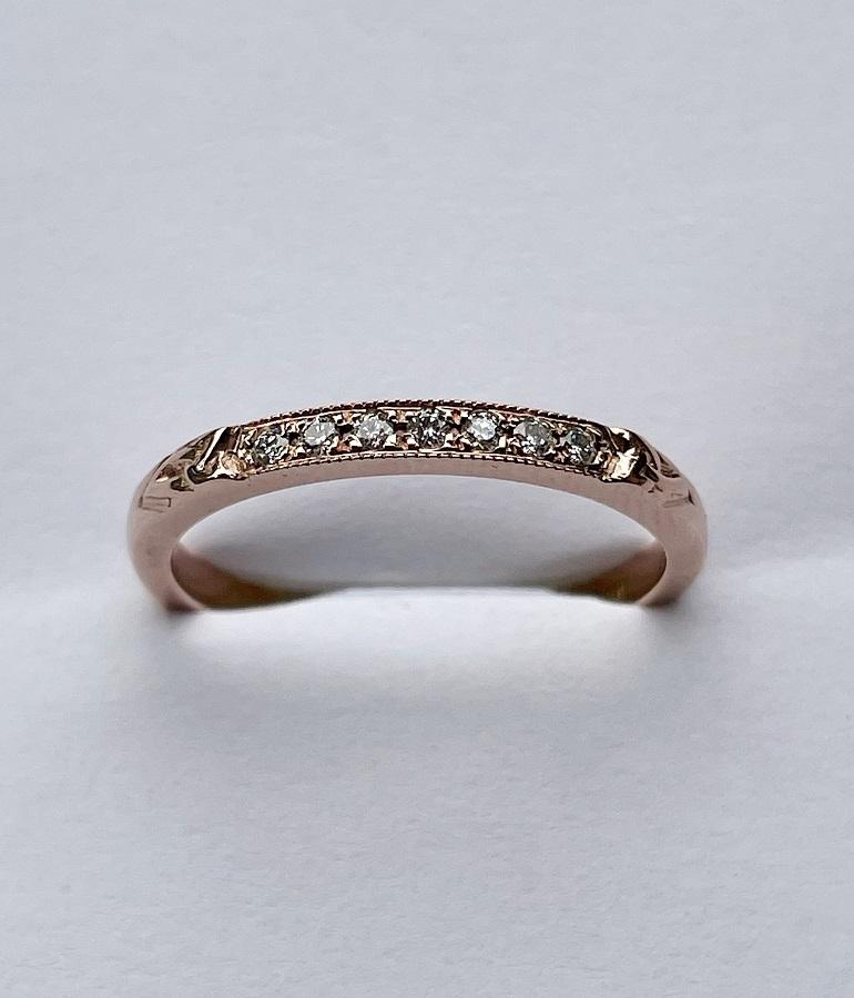 Fado Jewelry Rose Gold Trinity Diamond Ring Jewelry Rings at Irish on Grand