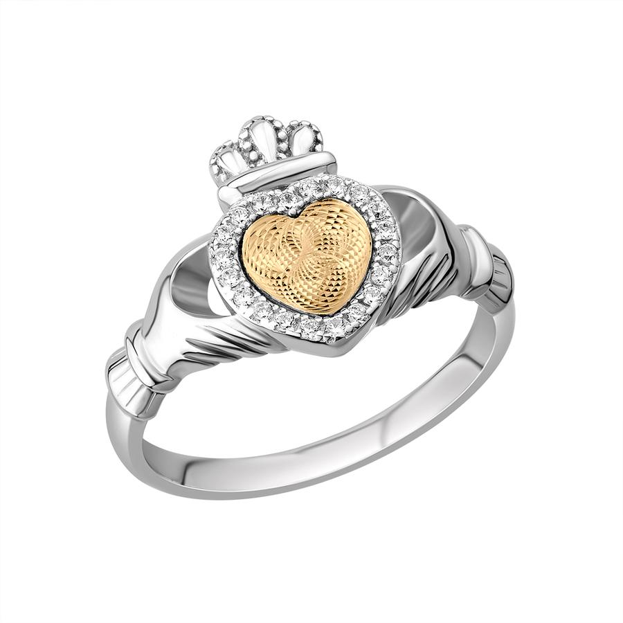 Solvar Jewelry Moving Heart Claddagh Ring Jewelry Rings at Irish on Grand