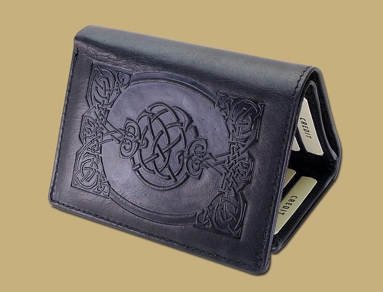 Lee River Leather Celtic Tri Fold Wallet Gifts Occasion For Him at ...