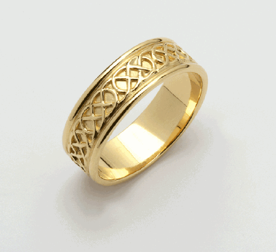 Fado Jewelry Narrow Sheelin Wedding Band Rings at Irish on Grand