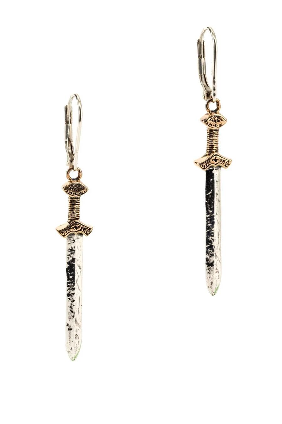 Keith Jack Jewelry Sword Drop Earrings Jewelry Earrings at Irish on Grand