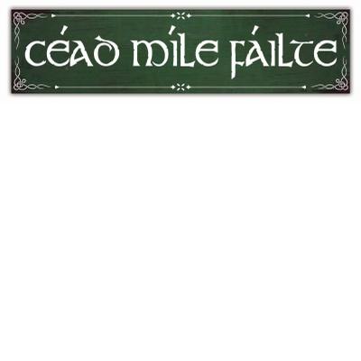C.ART Cead Mile Failte Plaque For Home For Wall Blessings at Irish on Grand