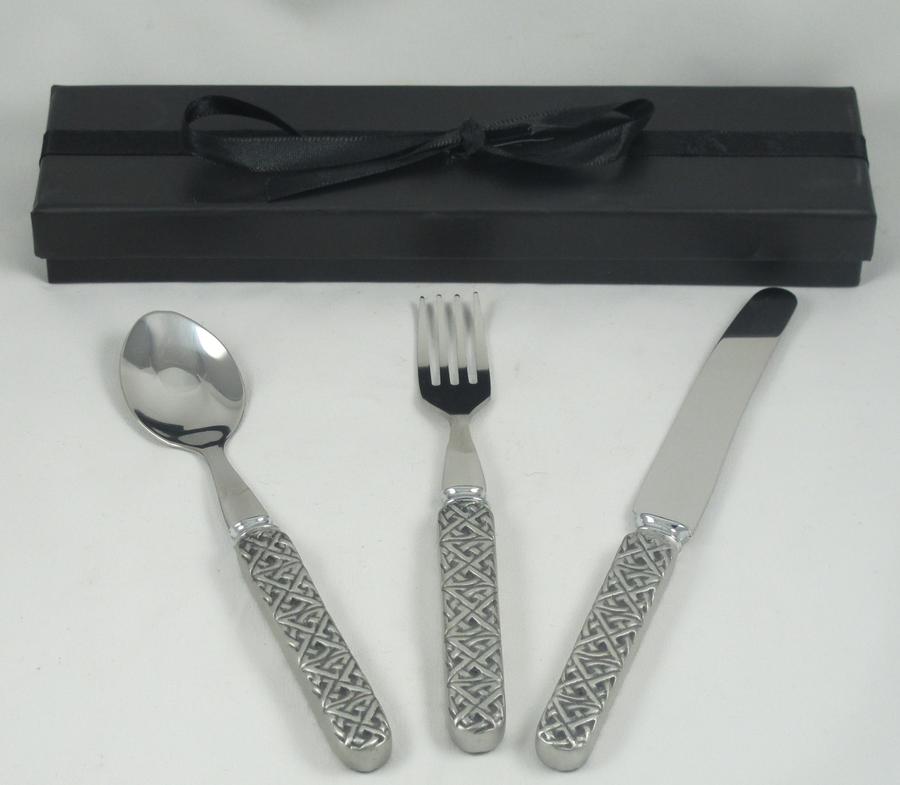 Mullingar Pewter Celtic Pewter Cutlery Set Gifts For Home Tableware at ...