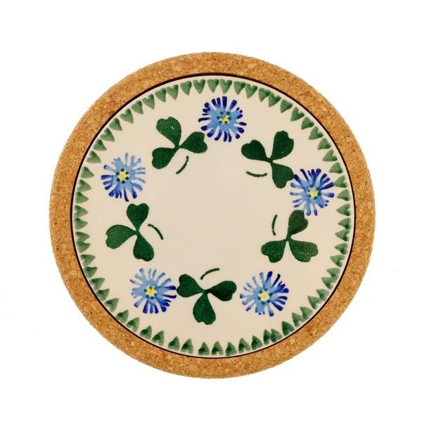 Nicholas Mosse Pottery Round Trivet (Clover) Gifts For Home Tableware ...