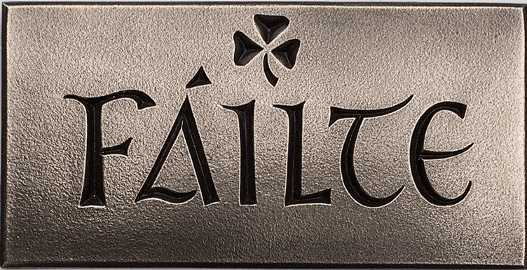 Wild Goose Studio Failte Bronze Plaque (Large) Gifts For Home For Wall ...