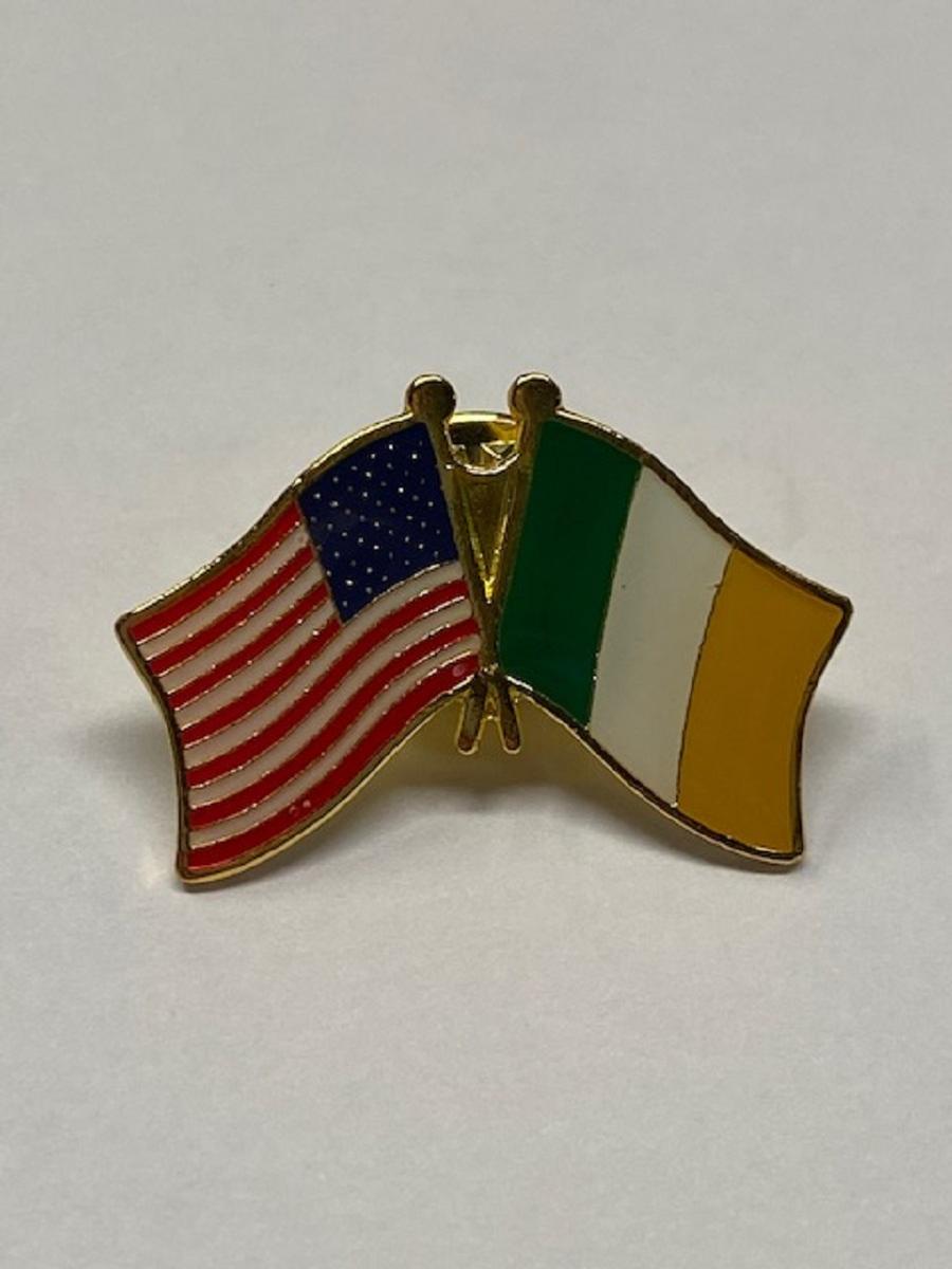 Burke and Hogan Irish and American Flag Lapel Pin Jewelry Brooches Pins ...