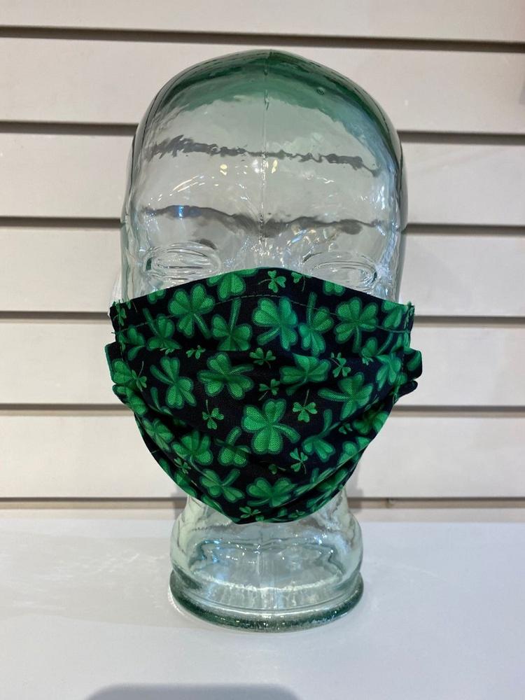 Irish Face Mask Irish Celtic Face Mask (Shamrock Black) Gifts Surprise ...