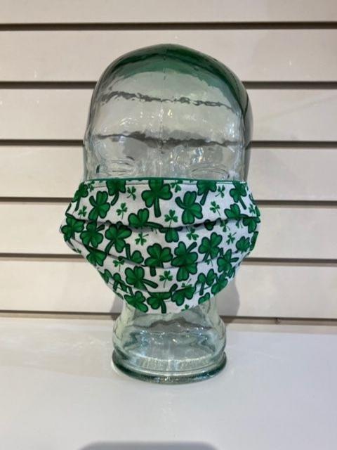 Irish Face Mask Irish Celtic Face Mask(Shamrock White) Gifts Surprise ...