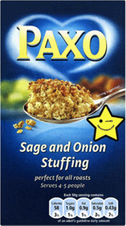 Food from Ireland Paxo Sage and Onion Stuffing Gifts Food at Irish on Grand