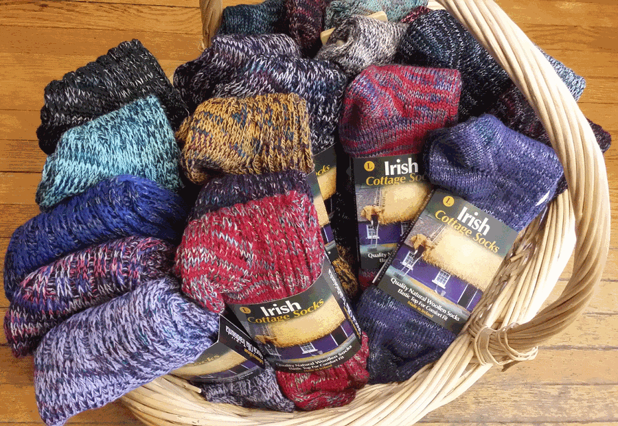 Irish Cottage Socks Heavy Irish Socks Clothing Accessories at Irish on ...