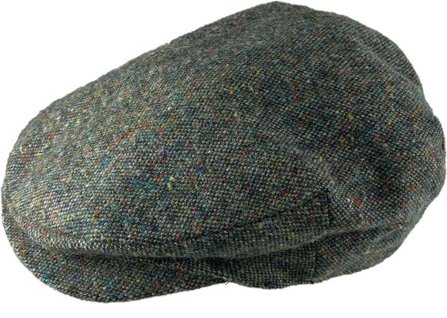 Hanna Hats Irish Vintage Cap (Seaweed Green Speckled Tweed) Clothing ...