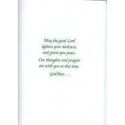 WEJCO Irish Sympathy Card Gifts Cards at Irish on Grand