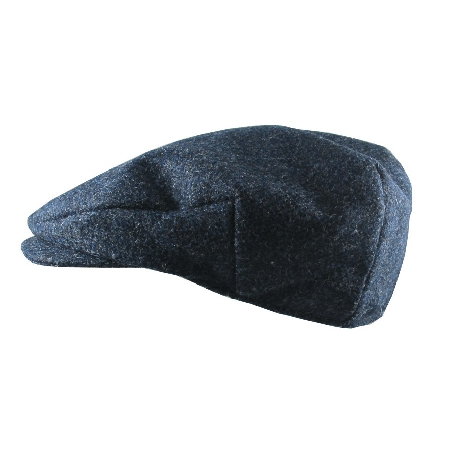 Hanna Hats Irish Vintage Cap (Midnight Blue Tweed) Clothing Caps Hats ...