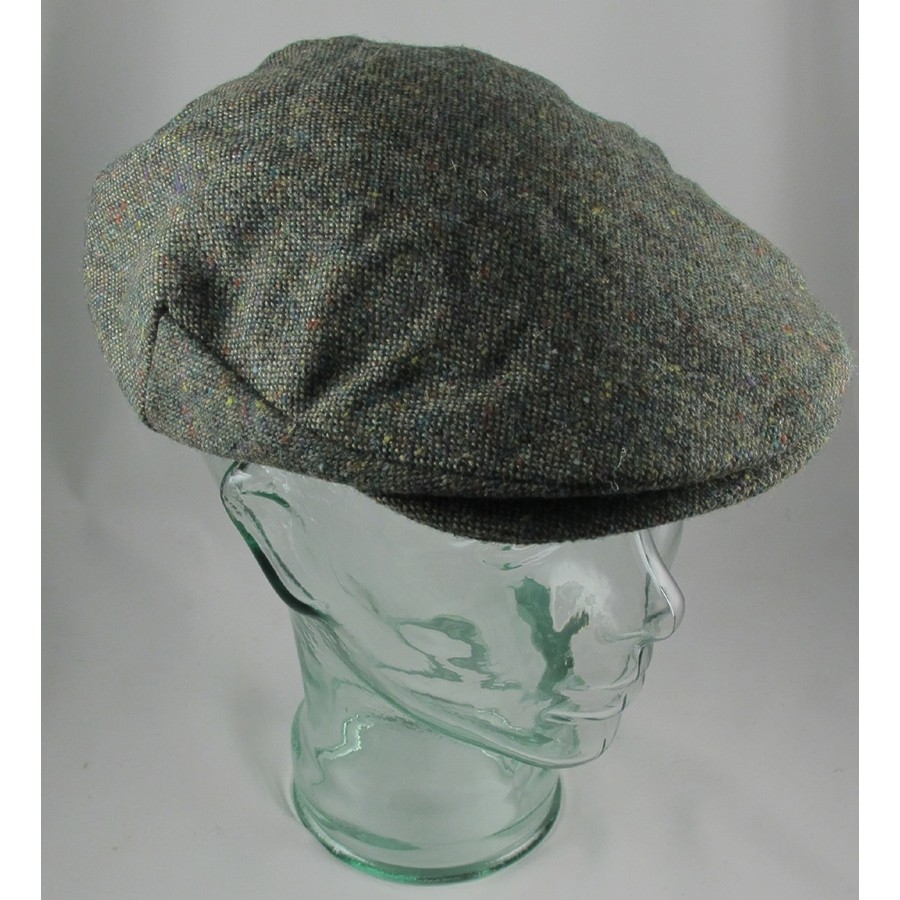 Hanna Hats Irish Vintage Cap (Green Speckled Tweed) Clothing Caps Hats ...