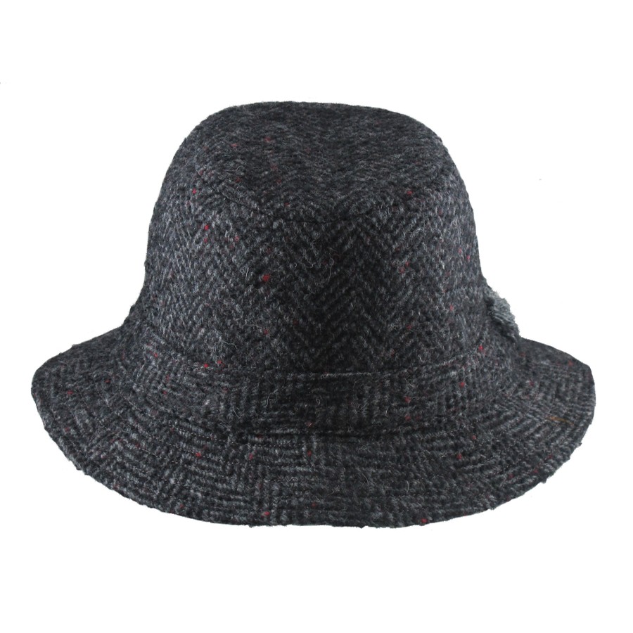 Hanna Hats Black Herringbone Walking Hat Clothing Caps Hats at Irish on ...