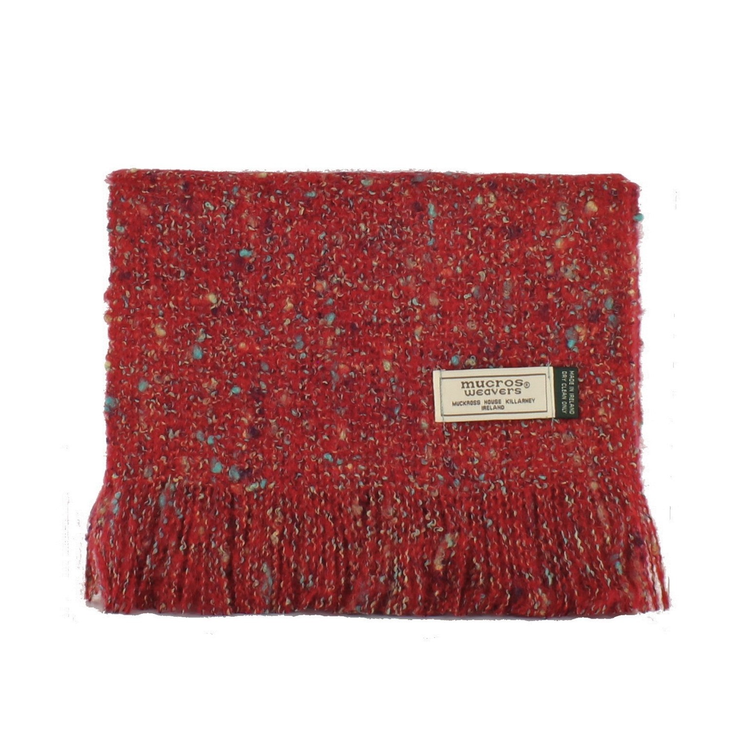 Muckross Weavers Irish Alpaca Boucle Scarf (Wild Irish Rose) Clothing ...