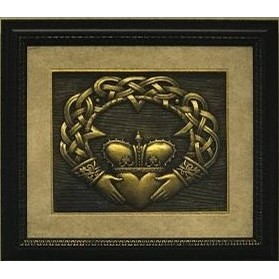 BOE Framed Celtic Art (Claddagh) For Home For Wall Framed at Irish on Grand