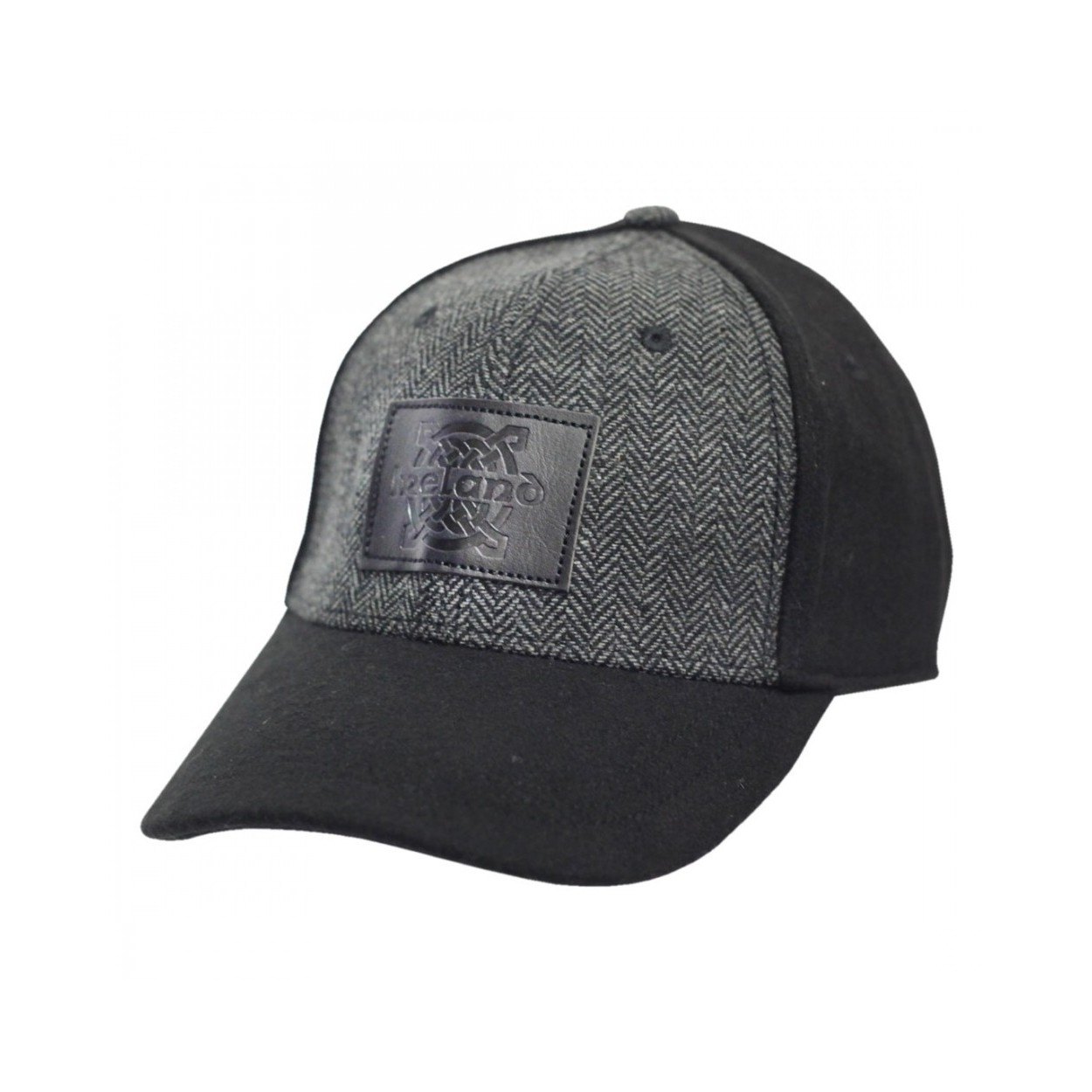 Irish Traditional Craft Black Tweed Baseball Cap Clothing Caps Hats at ...