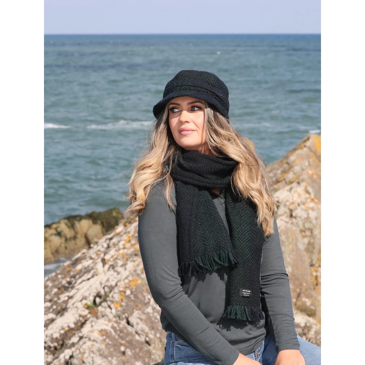 Branigan Weavers Irish Flapper Hat (Donegal Blackwatch) Clothing Caps ...