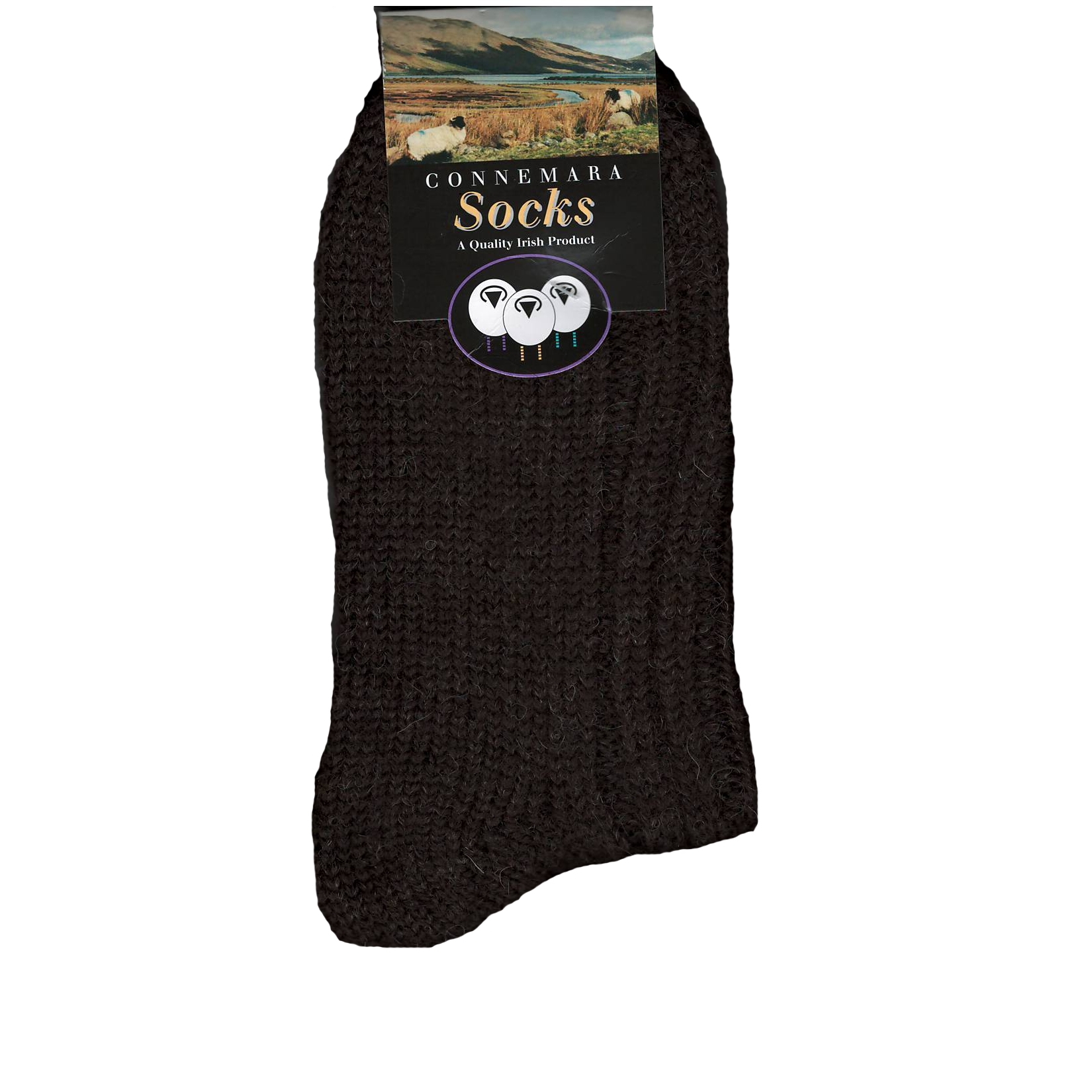 Connemara Socks Jacob Sheep Wool Sock (Turf) Clothing Accessories at ...