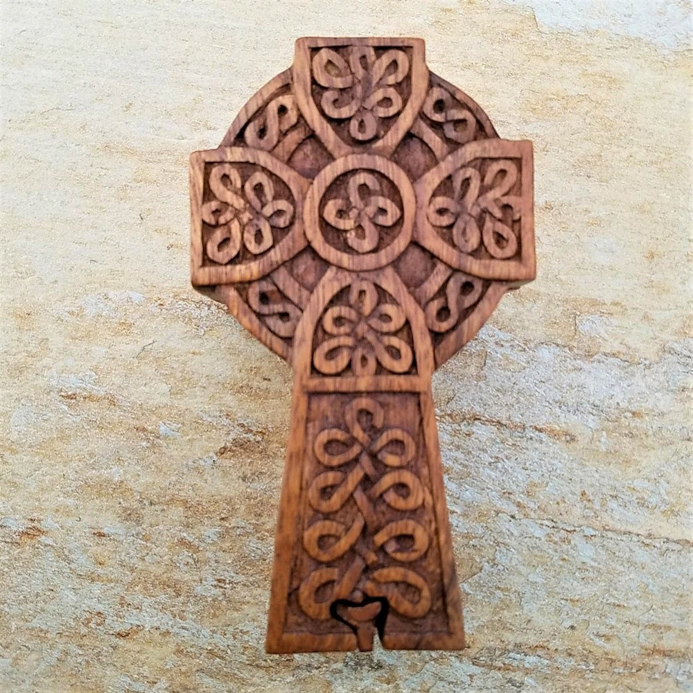 BF Celtic Cross Puzzle Box Gifts Surprise Me at Irish on Grand