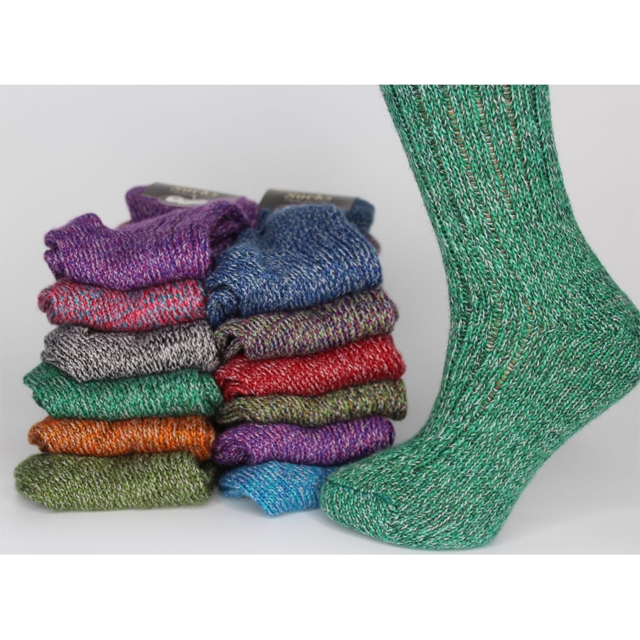 Connemara Socks Irish Heather Sock (Autumn Orange) Clothing Accessories ...