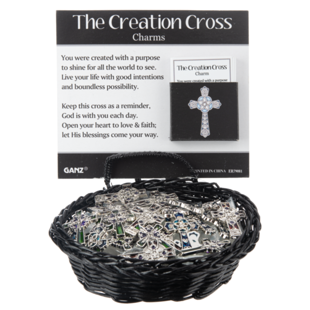 Ganz Irish Lucky Charms (Stained Glass Celtic Cross) Gifts Collectables at Irish on Grand
