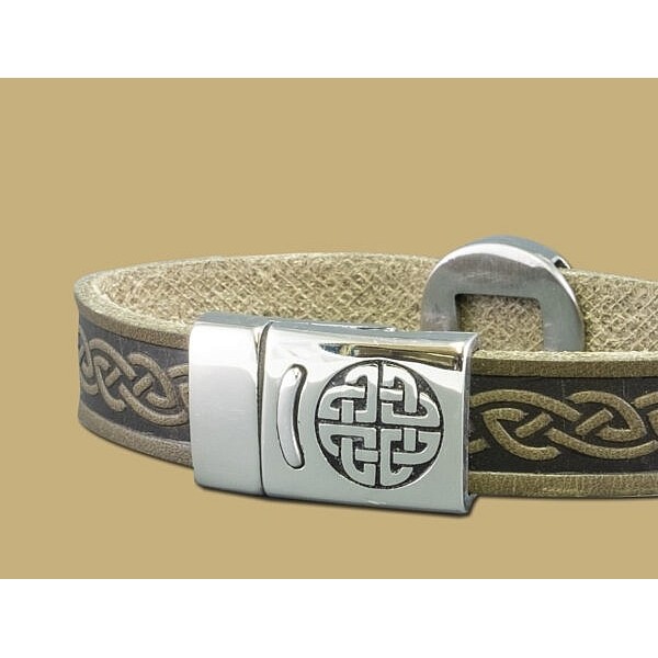 Lee River Leather Celtic Leather Cuff from Ireland (Braden Green ...