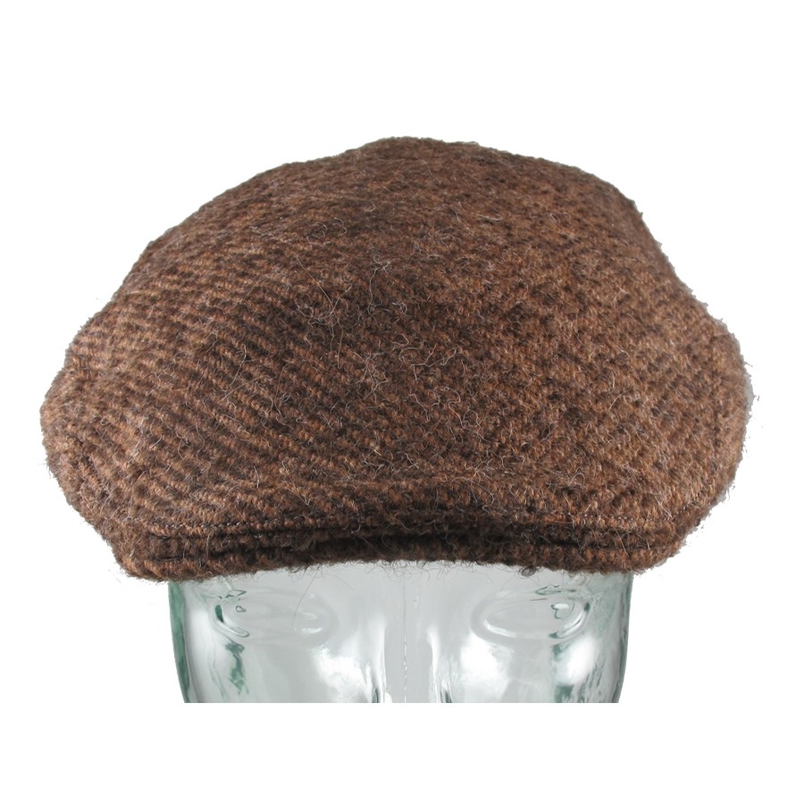 Hanna Hats Irish Touring Cap (Brown Tweed) Clothing Caps Hats at Irish ...