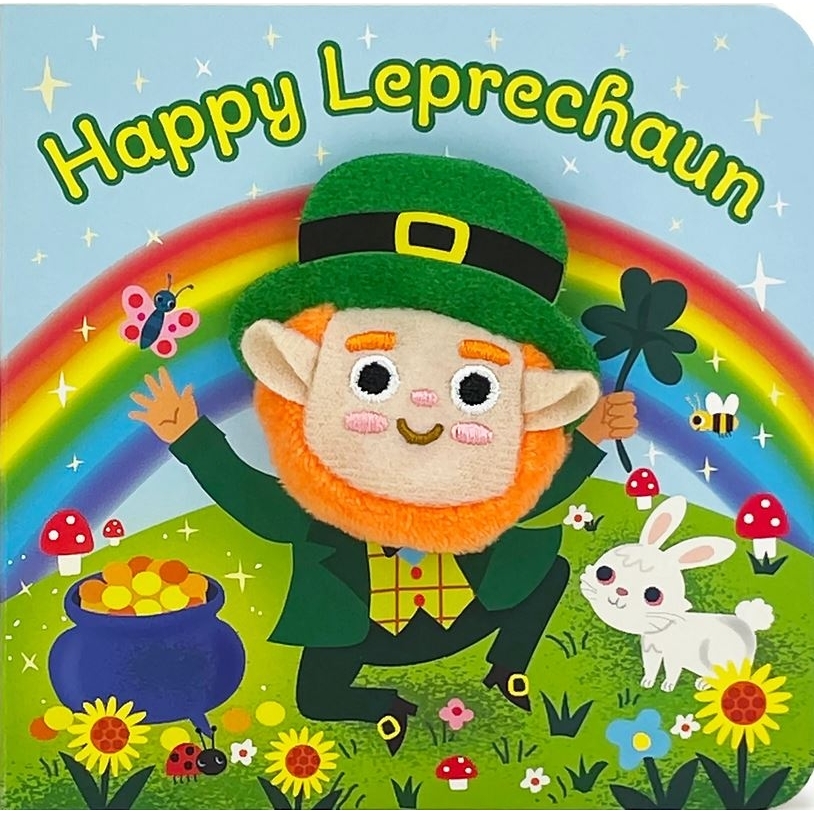 Books K-P Happy Leprechaun Finger Puppet Book Entertainment Books Books ...