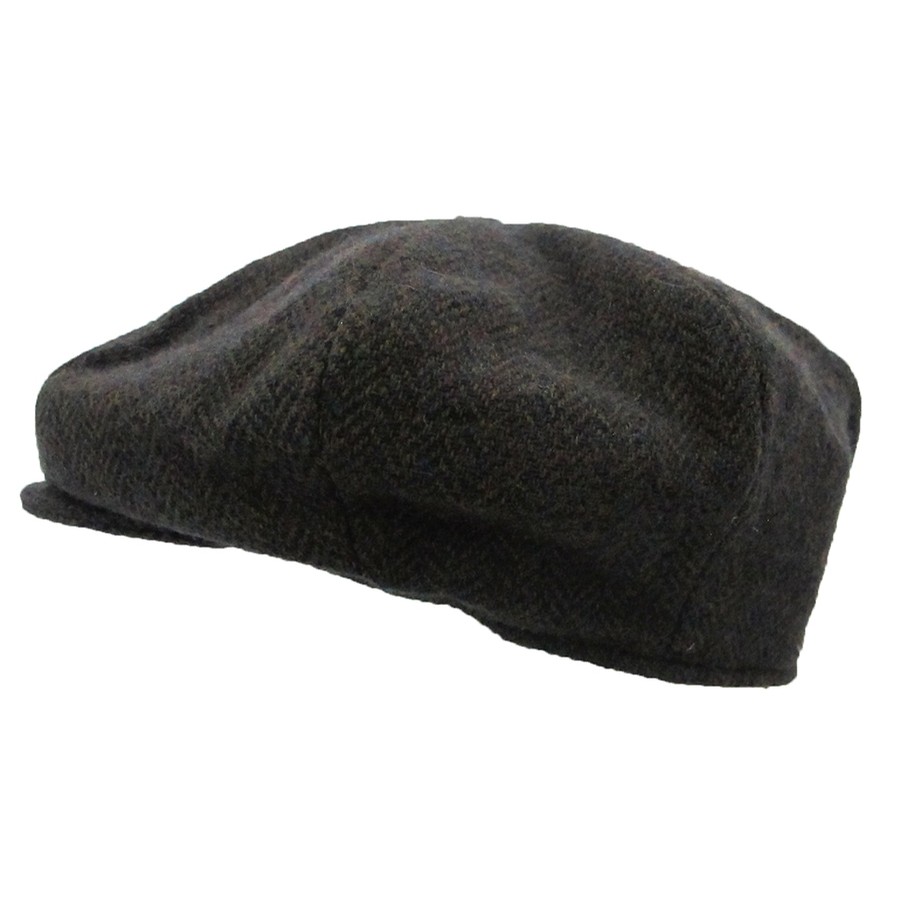 Hanna Hats Wine Herringbone Ear Flap cap Clothing Caps Hats at Irish on ...